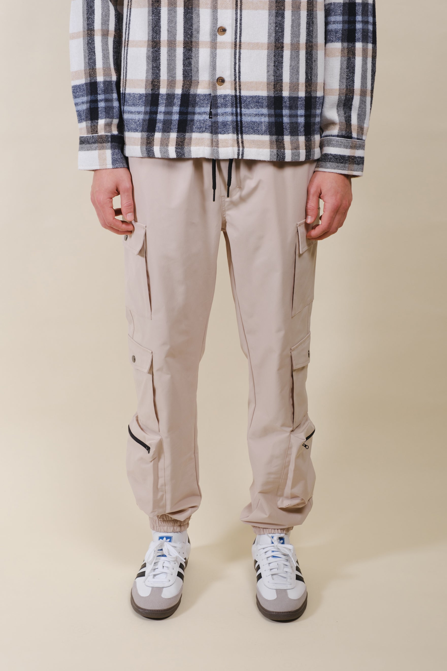 Multi Pocket Nylon Cargo Jogger | Men's Bottom | Brooklyn Cloth